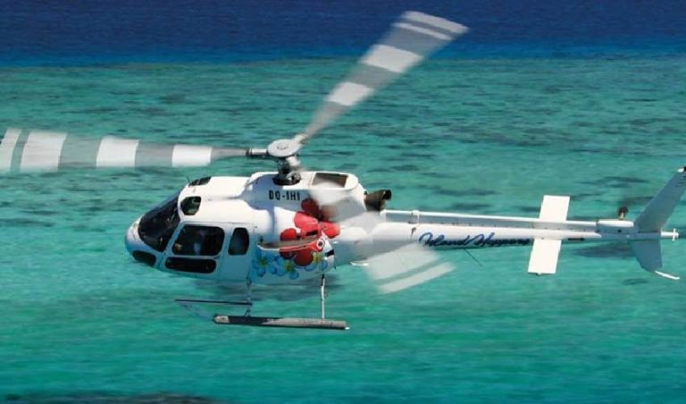 Helicopter Transfer in Fiji